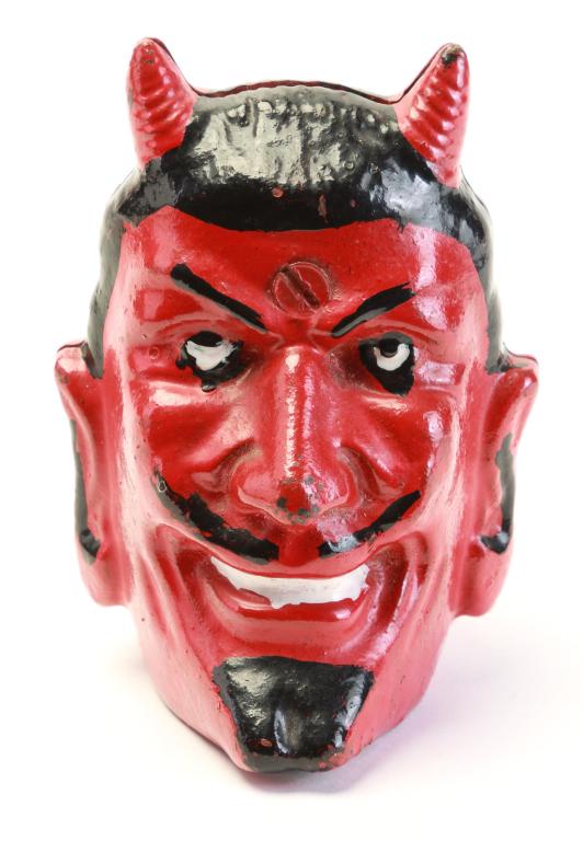 A.c. Williams Two Faced Devil Still Bank Reproduction