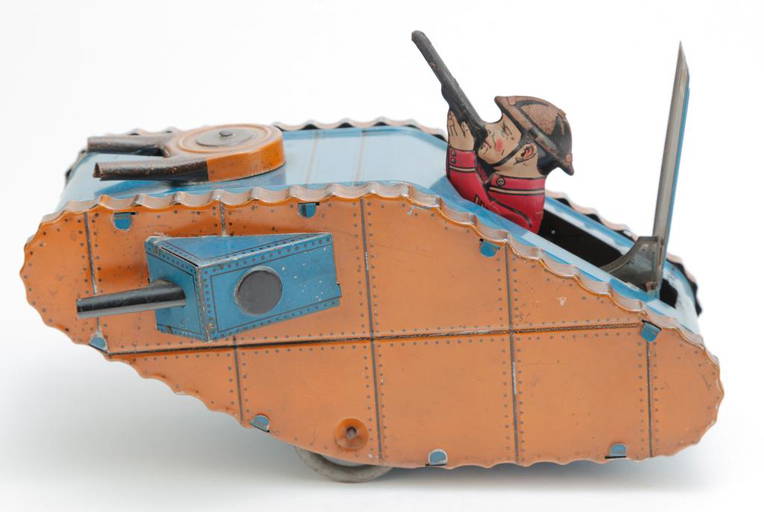 Marx Dough Boy Tin Litho Wind Up Tank