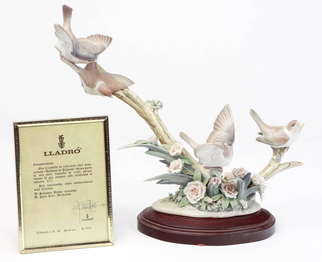 Spanish Lladro "flock Of Birds".
