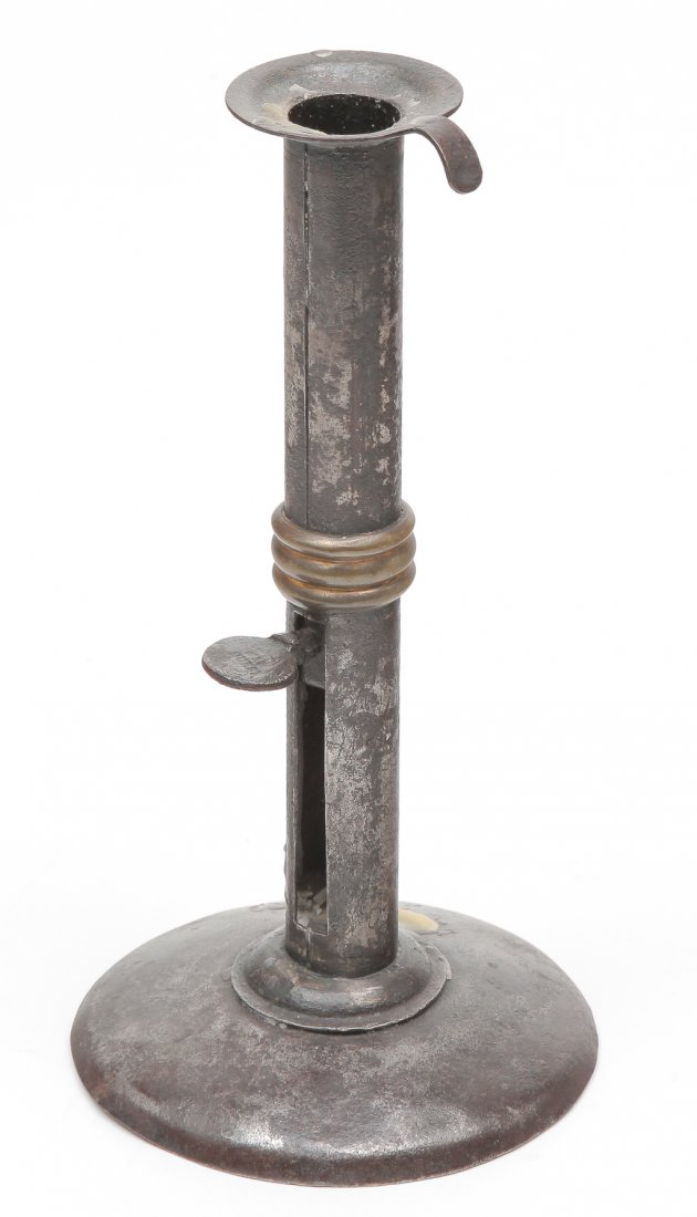 Wedding Band Hog Scraper Candlestick.