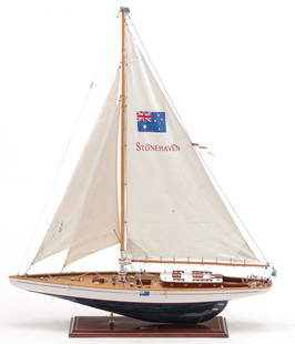 Sailing Ship Model Tom Newton Stonehaven Wines
