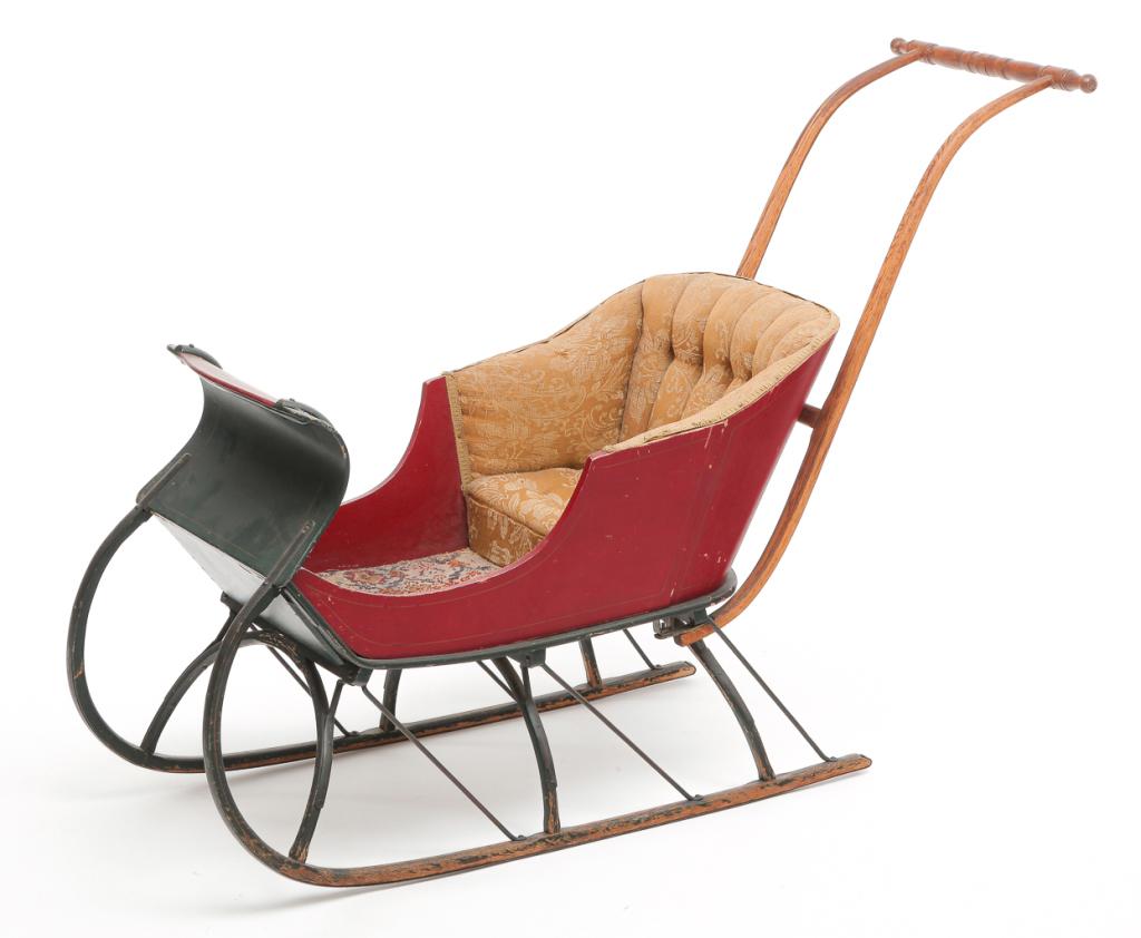 AMERICAN CHILD'S PUSH SLEIGH. - Apr 18, 2021 | Garth's Auction Inc. in OH