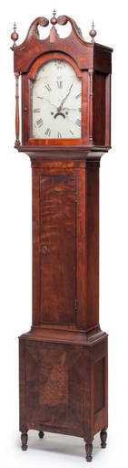 American Country Sheraton Tall Case Clock.