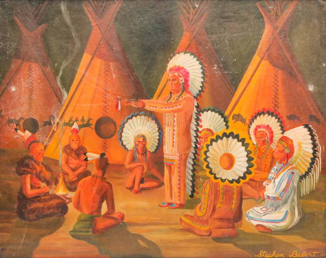 Native American Ceremony By Stephen Balint.