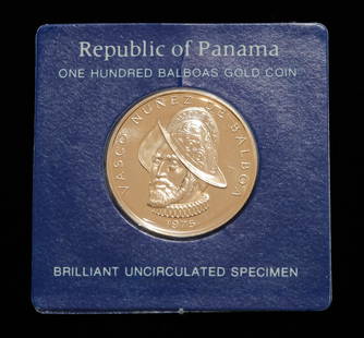1975 Panama 100 Balboas Gold Coin