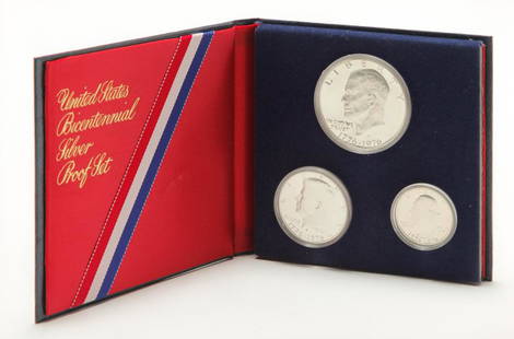 Five Bicentennial Silver Proof Sets