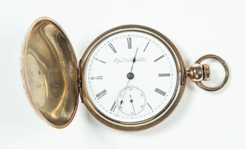 Vintage Elgin Key Wind Pocket Watch.