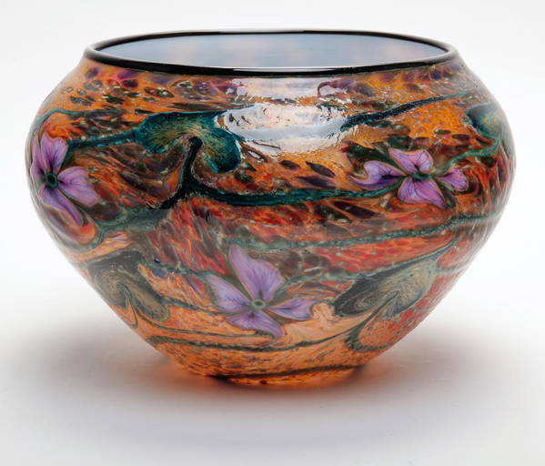 Lotton Cypriot Art Glass Bowl.