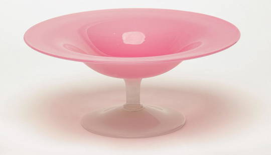 Opalene Art Glass Compote,