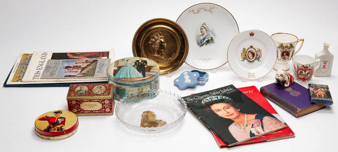 Collection Of English Royal Family Souvenirs.