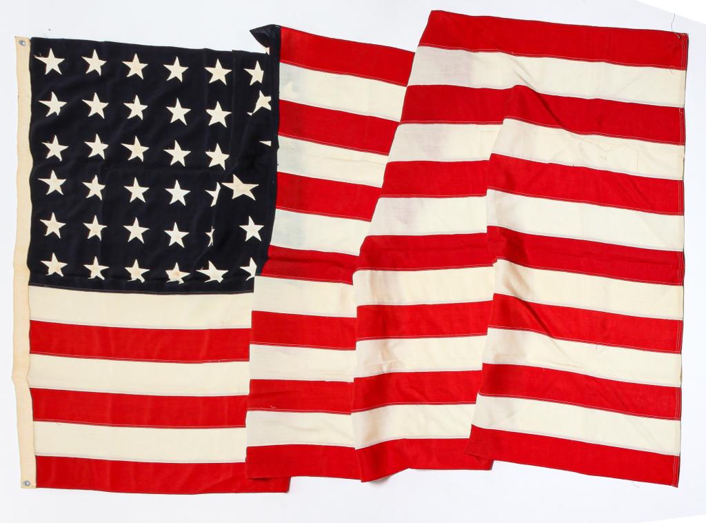 Three American Flags.
