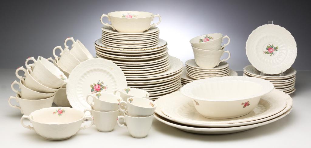 SET OF ENGLISH SPODE "BILLINGSLEY ROSE" CHINA. - Apr 24, 2022 | Garth's ...