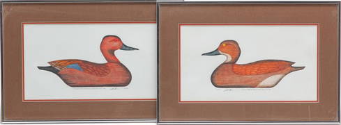 Two Arthur Nevin Limited Edition Duck Prints.
