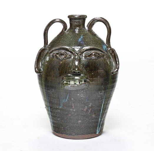 LARGE GROTESQUE FACE JUG BY B.B. CRAIG. (#0233) on May 21, 2022 | Garth ...