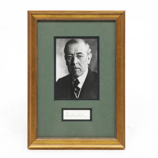 Woodrow Wilson Signature.