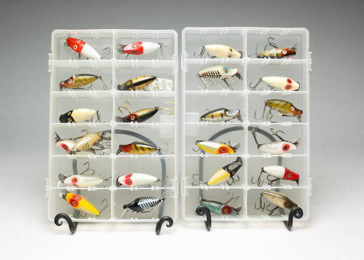 Twenty Five Heddon "midget River Runt" Lures.