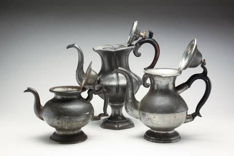 Leonard Reed & Barton 19th Century Pewter Teapot