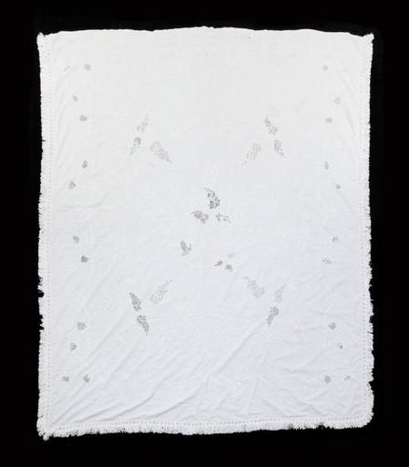 American Crewel Work Bed Spread.