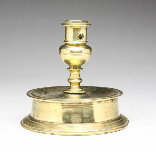 Spanish Brass Capstan Candlestick.
