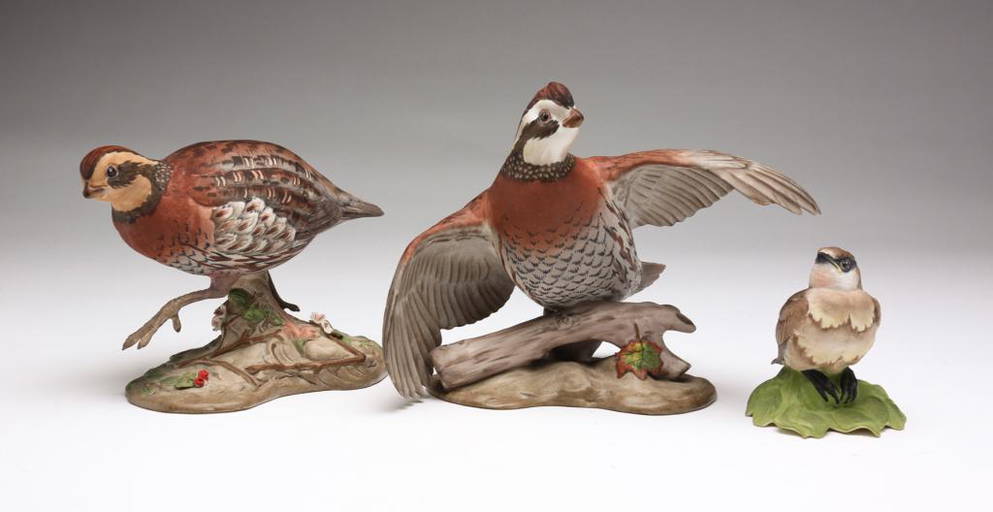 THREE BOEHM PORCELAIN BIRD FIGURINES. (#0172) on Dec 18, 2022 | Garth's ...