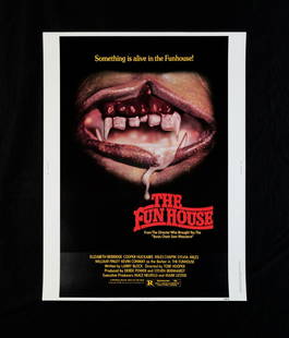 Original Movie Poster The Fun House