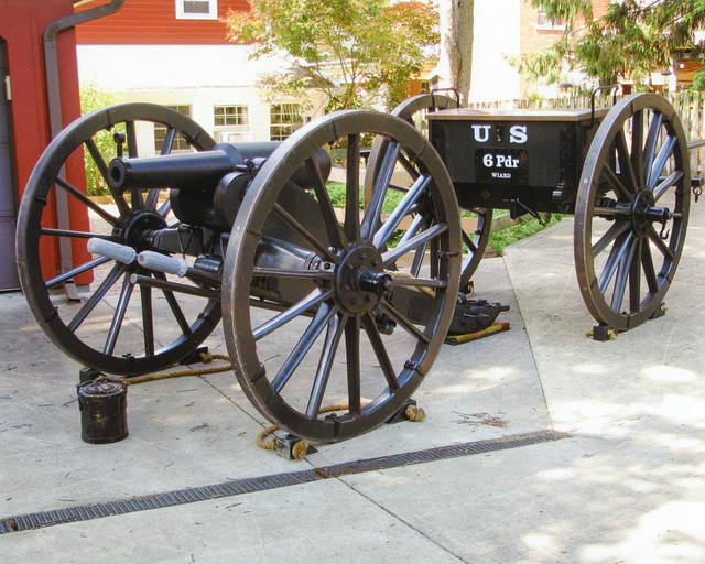 Norman Wiard Civil War 6 Pdr Cannon With Limber