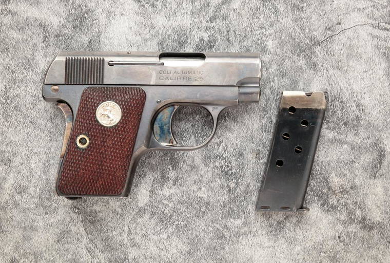 1908 Colt Model M Type Iii .25 Acp Hammerless