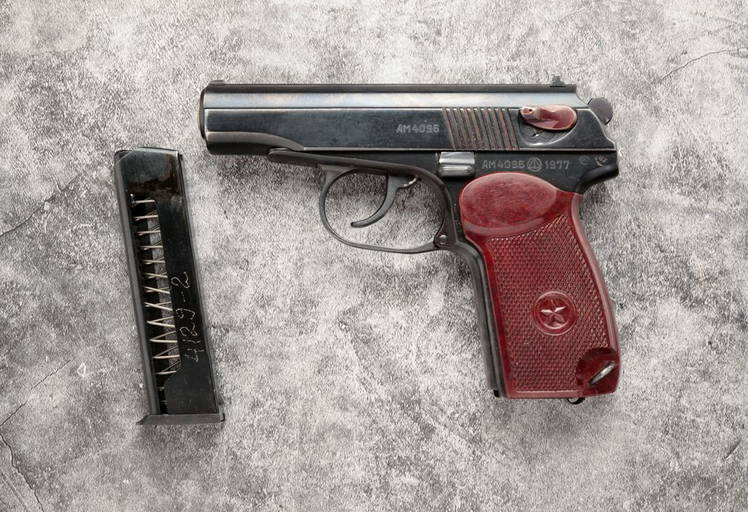Russian Makarov 9mm Semi Automatic Pistol