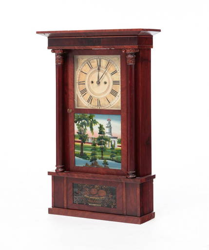 American "spencer And Wooster" Triple Decker Clock