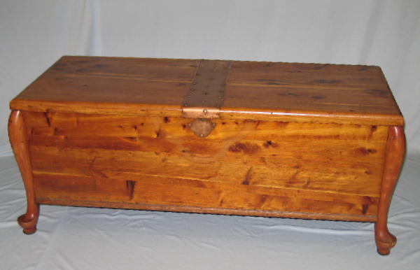 Cedar Chest. Labeled "the Standard Red Cedar Chest