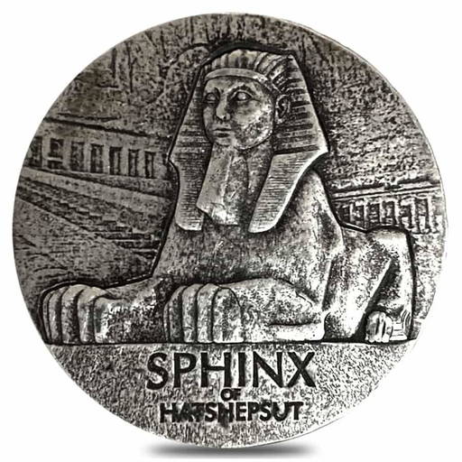 2019 5 Oz Republic Of Chad 3000 Francs Silver Sphinx Of