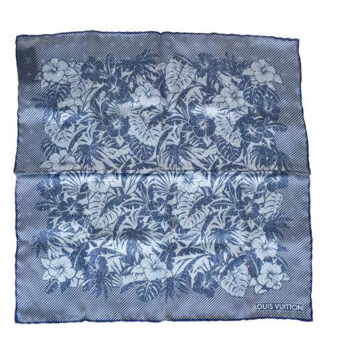 Authentic Louis Vuitton Logos Handkerchief 100% Silk