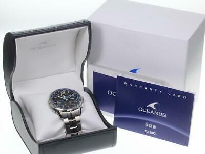 Authentic Casio Oceanus Manta Ocw S3400 Solar Radio