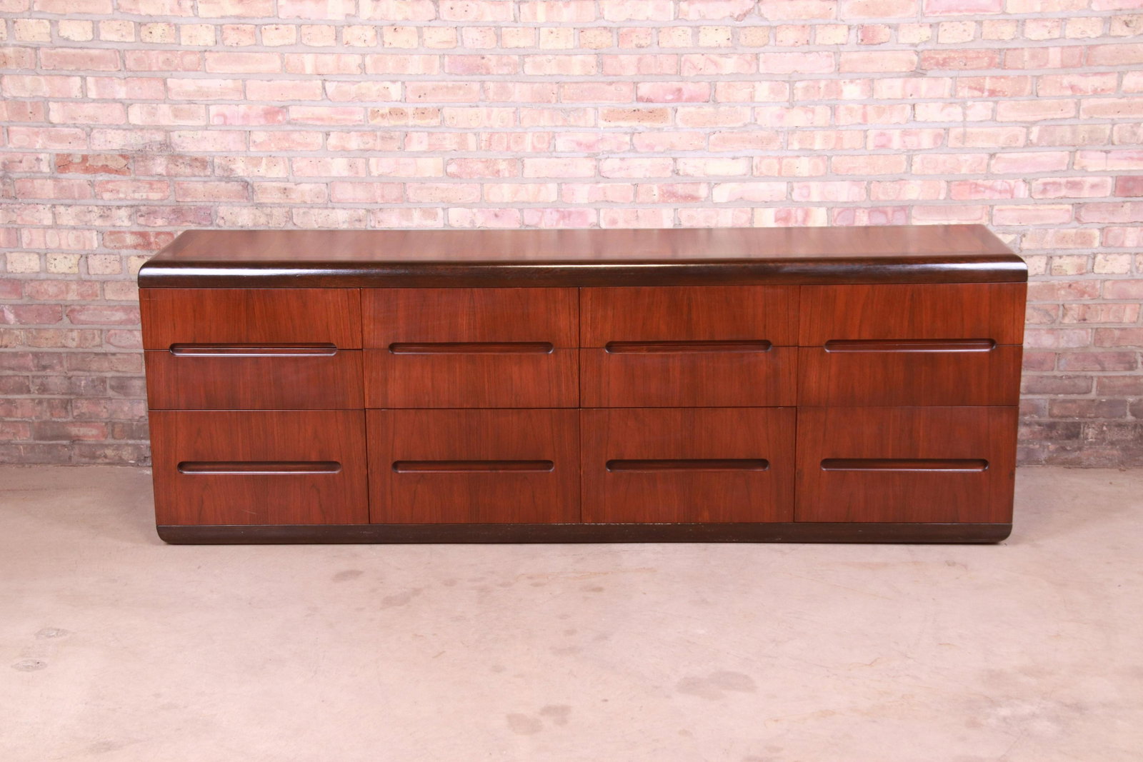 Roger Spunger For Dunbar Rosewood Executive Credenza