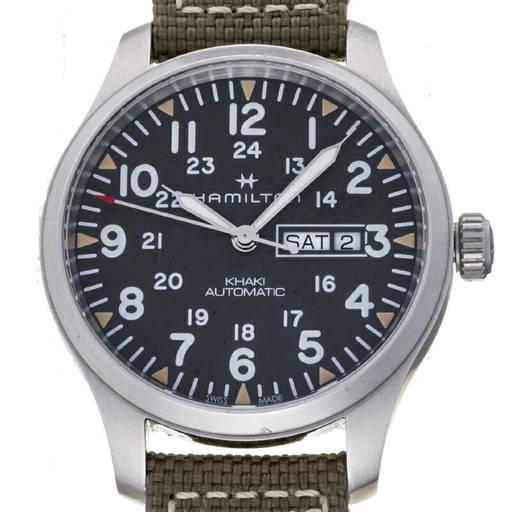 Authentic Hamilton Khaki Field Day Date Men's Watch