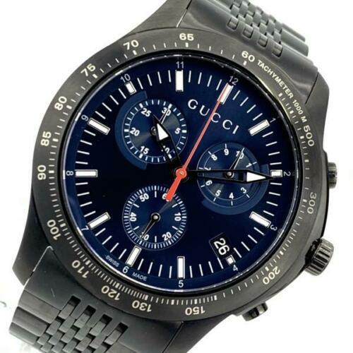 GUCCI 126.2 G Timeless Men's Watch Chronograph Navy | Barnebys