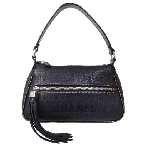 CHANEL Fringe CC Hand Bag 7741723 Purse Black Caviar - Dec 20, 2021 ...