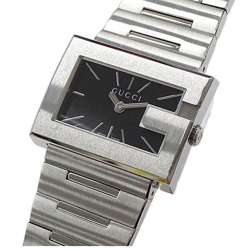 Gucci Watch 100L G Rectangle Quartz Ladies Polished | Barnebys