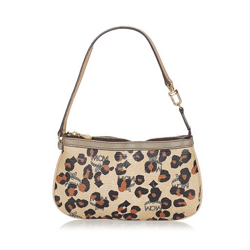 MCM Visetos Leopard Print Leather Pouch (#0458P) on Jan 31, 2022 ...