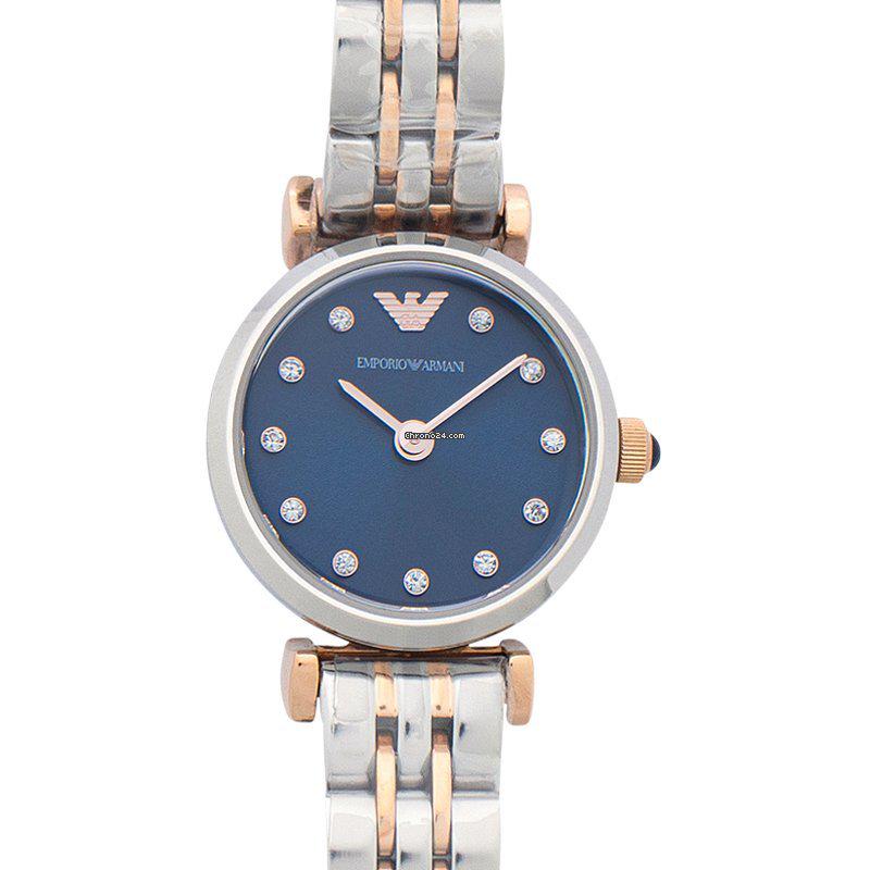 Emporio Armani Analog Blue Dial Women's Watch - AR11222 | Barnebys