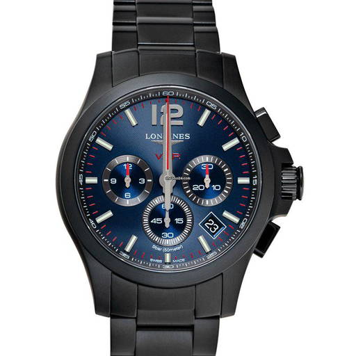 Longines Conquest VHP Chronograph Quartz Blue Dial - Feb 01, 2022 ...