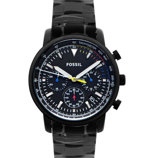 Fossil Goodwin Chronograph Black Stainless Steel Watch - Feb 01, 2022 ...
