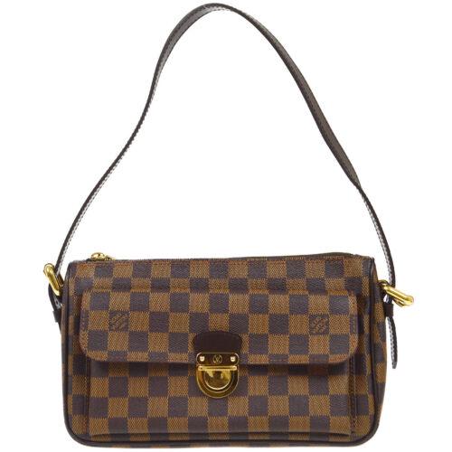 LOUIS VUITTON RAVELLO GM HAND BAG PURSE DAMIER EBENE (#0757H) on Feb 12 ...