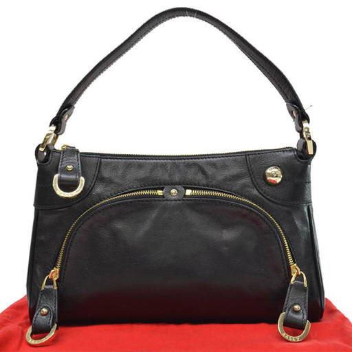 Bally Bag Black Gold Leather Shoulder Ladies (#0024L) on Feb 24, 2022 ...