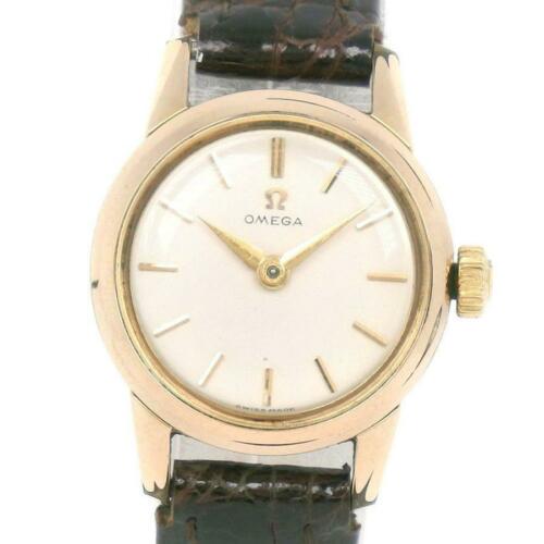 Omega cal.245 GP x Leather Gold Manual Winding Silver - Feb 25, 2022 ...