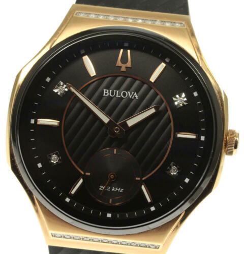 Bulova Curve 4P Diamond 98R239 Quartz Black Dial Ladies | Barnebys