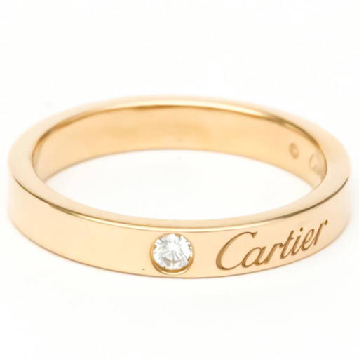 Cartier Engraved Ring Pink Gold (18k) Band