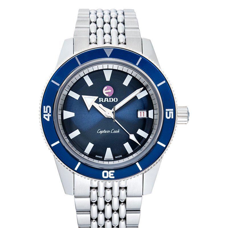 Rado Captain Cook Automatic Blue Dial Men's Watch - R32505203 - Mar 27 ...