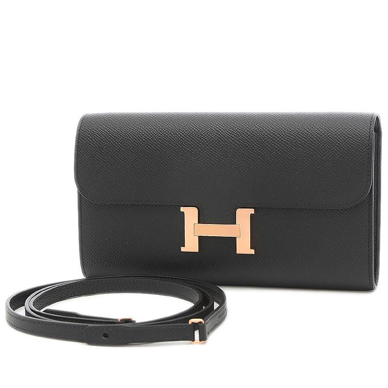Hermes Constance To Go Epson Black Rose Z Engraved | Barnebys