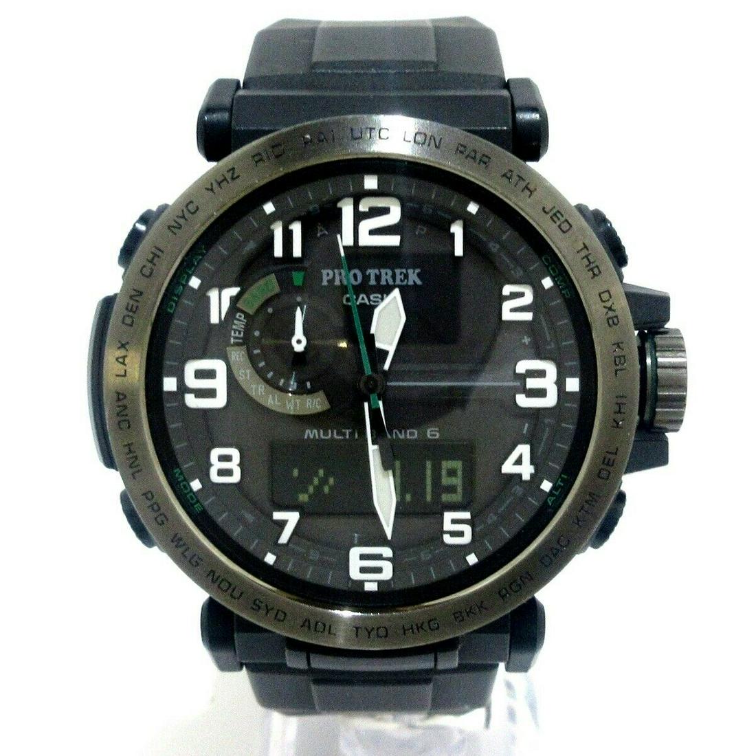 CASIO PRO TREK(Pro Trek) PRW-6600Y-1JF Black Rubber 202A143H Mens | Barnebys
